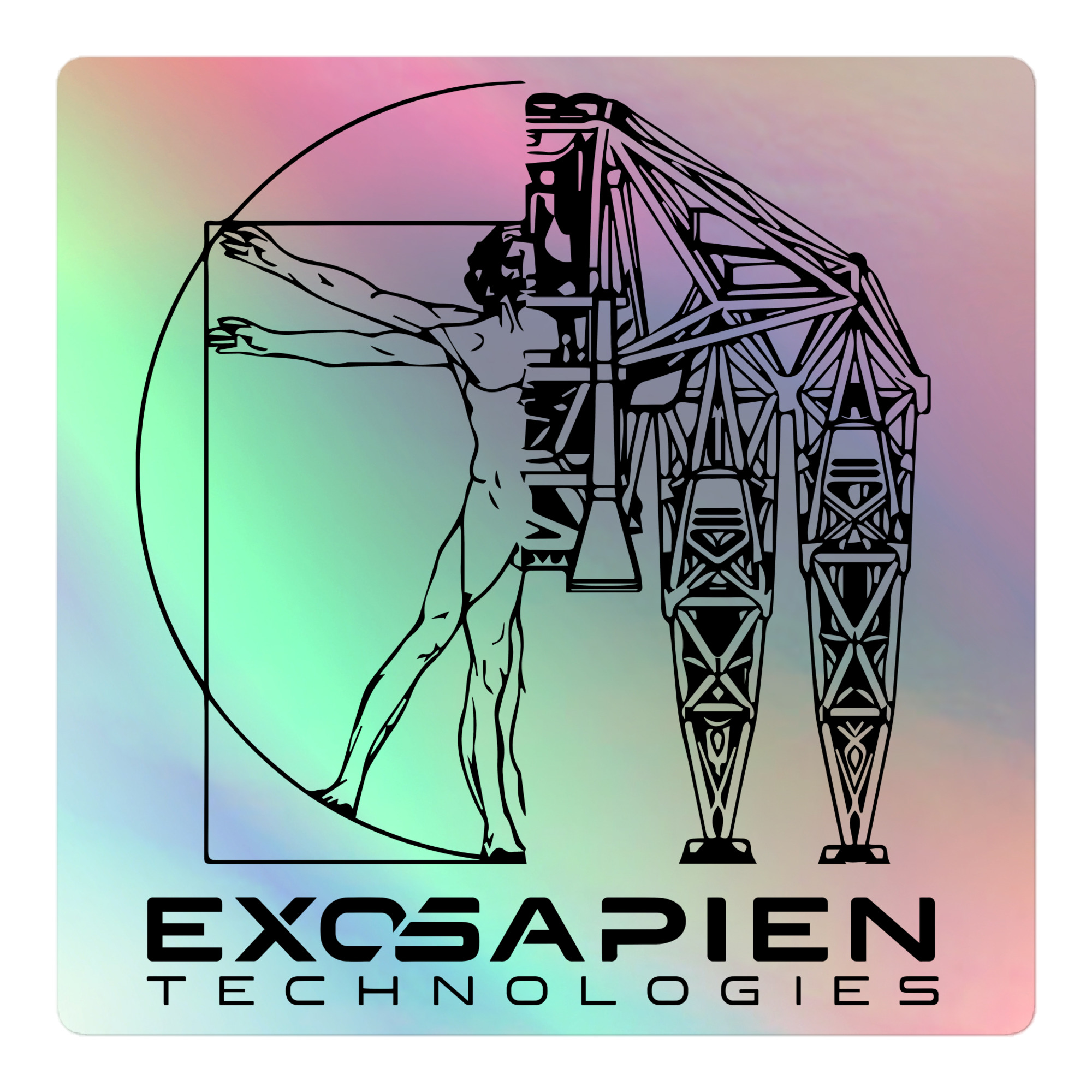 HOLOGRAPHIC STICKER - EXOSAPIEN TECH